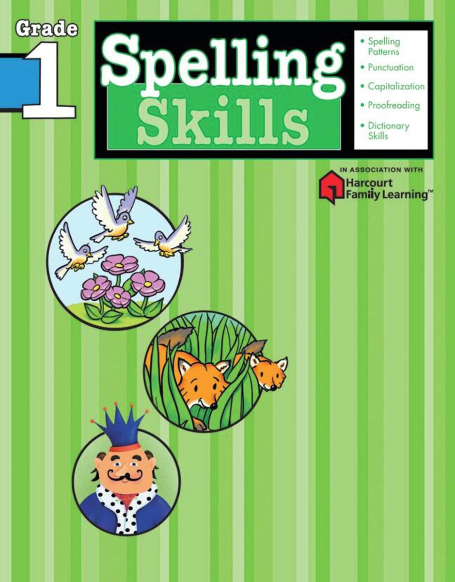 Spelling Skills: Grade 1 (Flash Kids Harcourt Family Learning) – EyeSeeMe