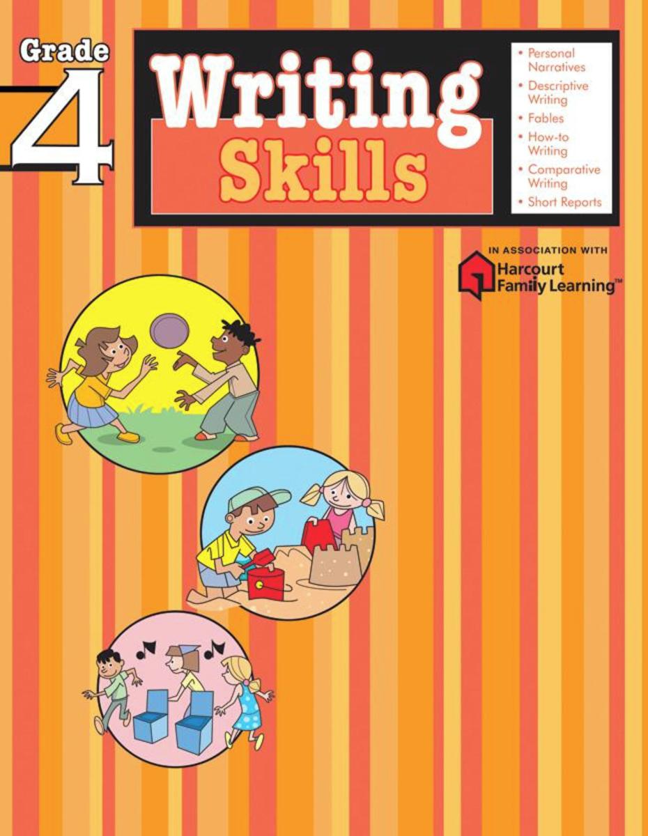 Writing Skills: Grade 4 (Flash Kids Harcourt Family Learning) – EyeSeeMe